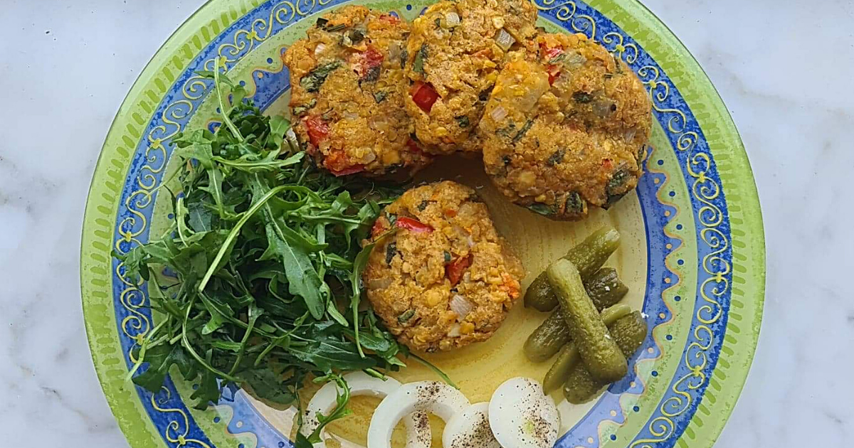 Mouth-watering Split Peas Burgers - Greek Appetite